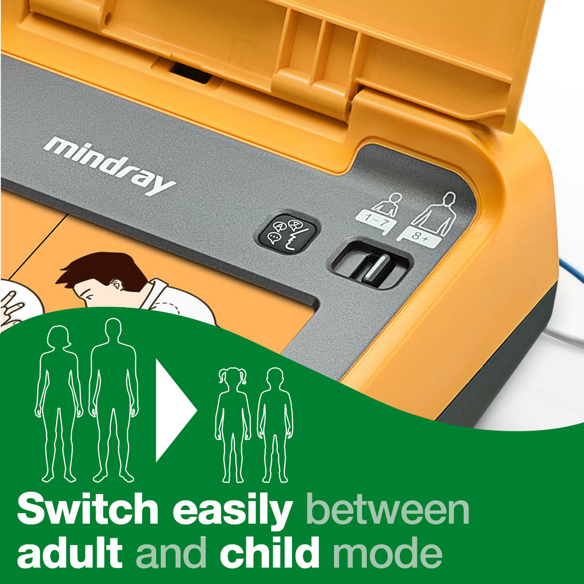 Mindray BeneHeart C1A Defibrillator – Fully Automatic AED – Mini First Aid
