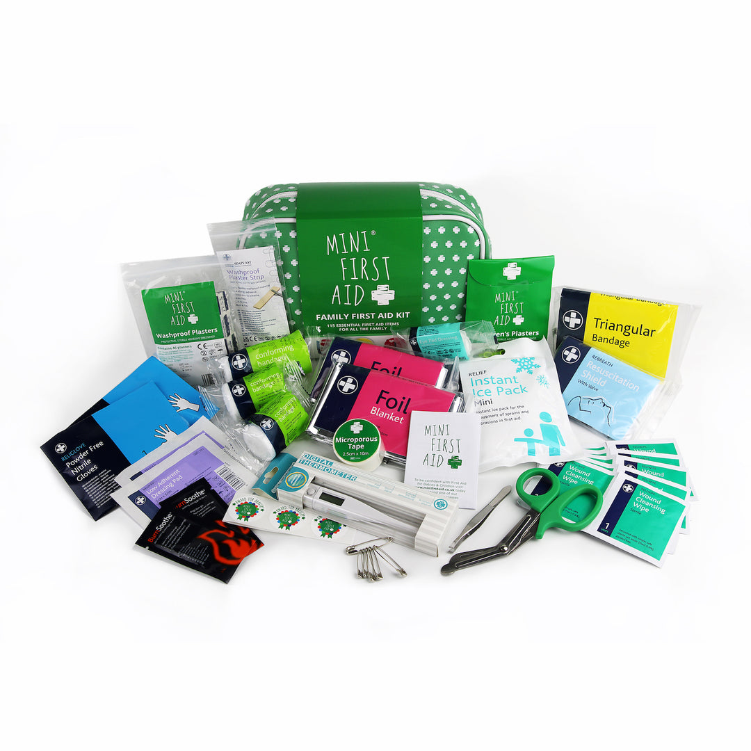 Large Family First Aid Kit - 115 Items – Mini First Aid