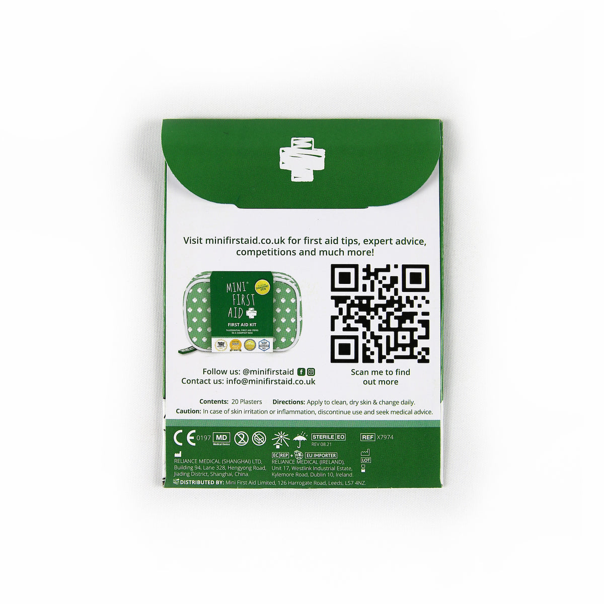 Mini First Aid Plaster Pouch (20 plasters)